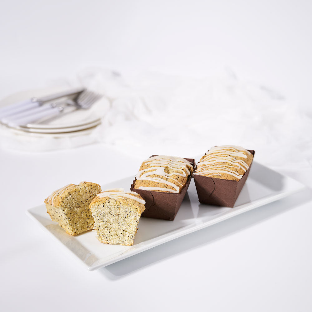 Lemon Poppy Seed Mini Loaf – Naked Cake Company